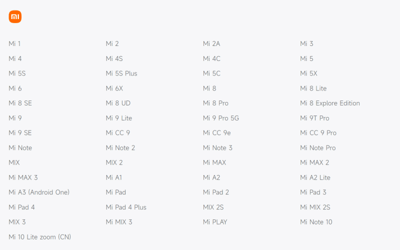 Xiaomi Security Center Updates The List of Stop-supported Products ...