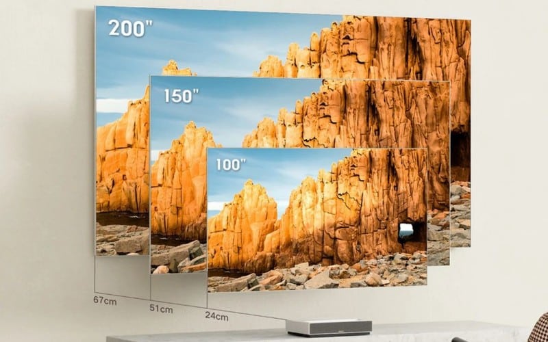 Fengmi Laser TV C3 Official Warm-up: Support "Wall Projection ...