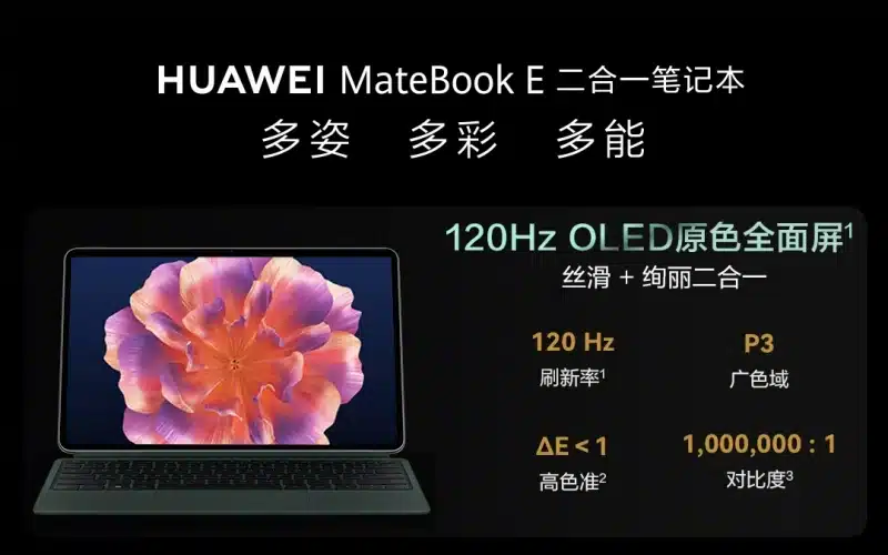 Huawei MateBook E 2023 2-in-1 Released, Starting at 7499 Yuan - Gizcoupon